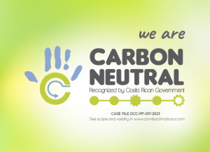 We are part of the project of a whole country, we achieved Carbon ...